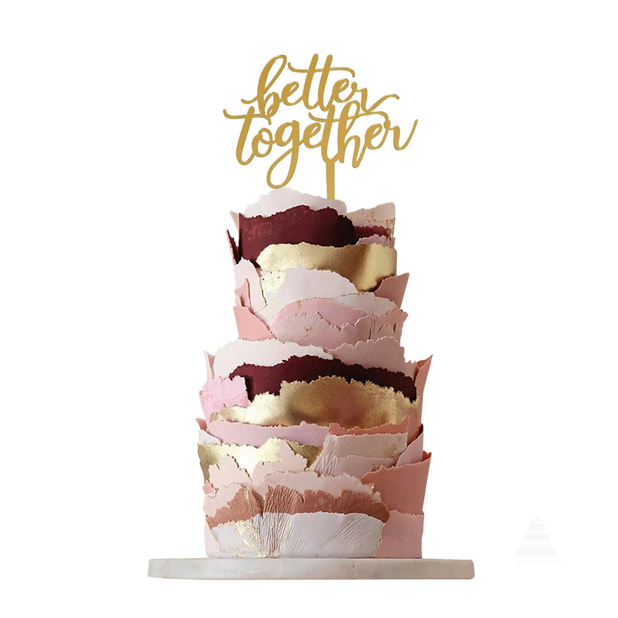 Better together - Pastel de boda moderno – L Autrichienne