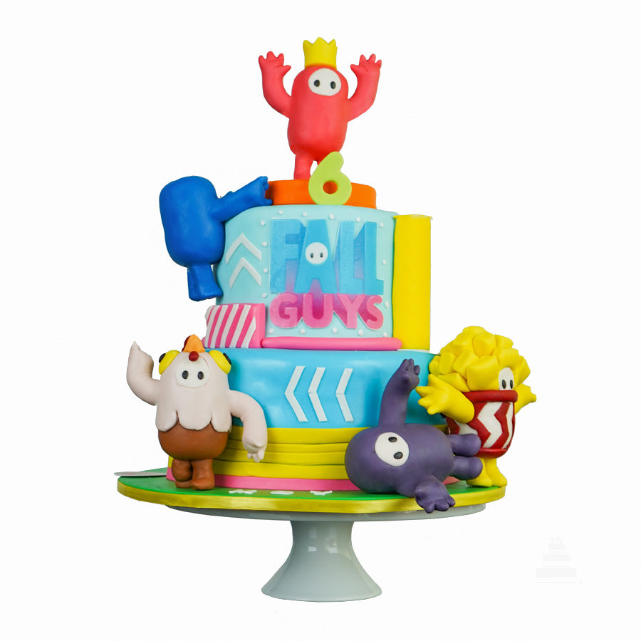 Pastel Fall Guys - Fall Guys Cake – L Autrichienne