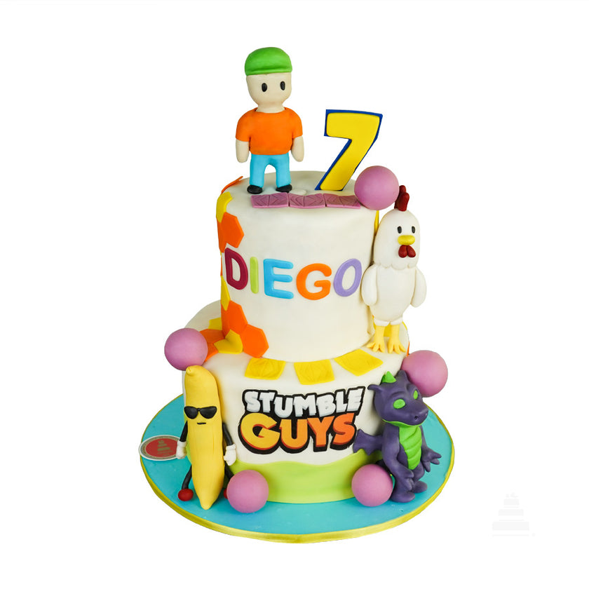 Pastel Stumble Guys - Stumble Guys Cake – L Autrichienne