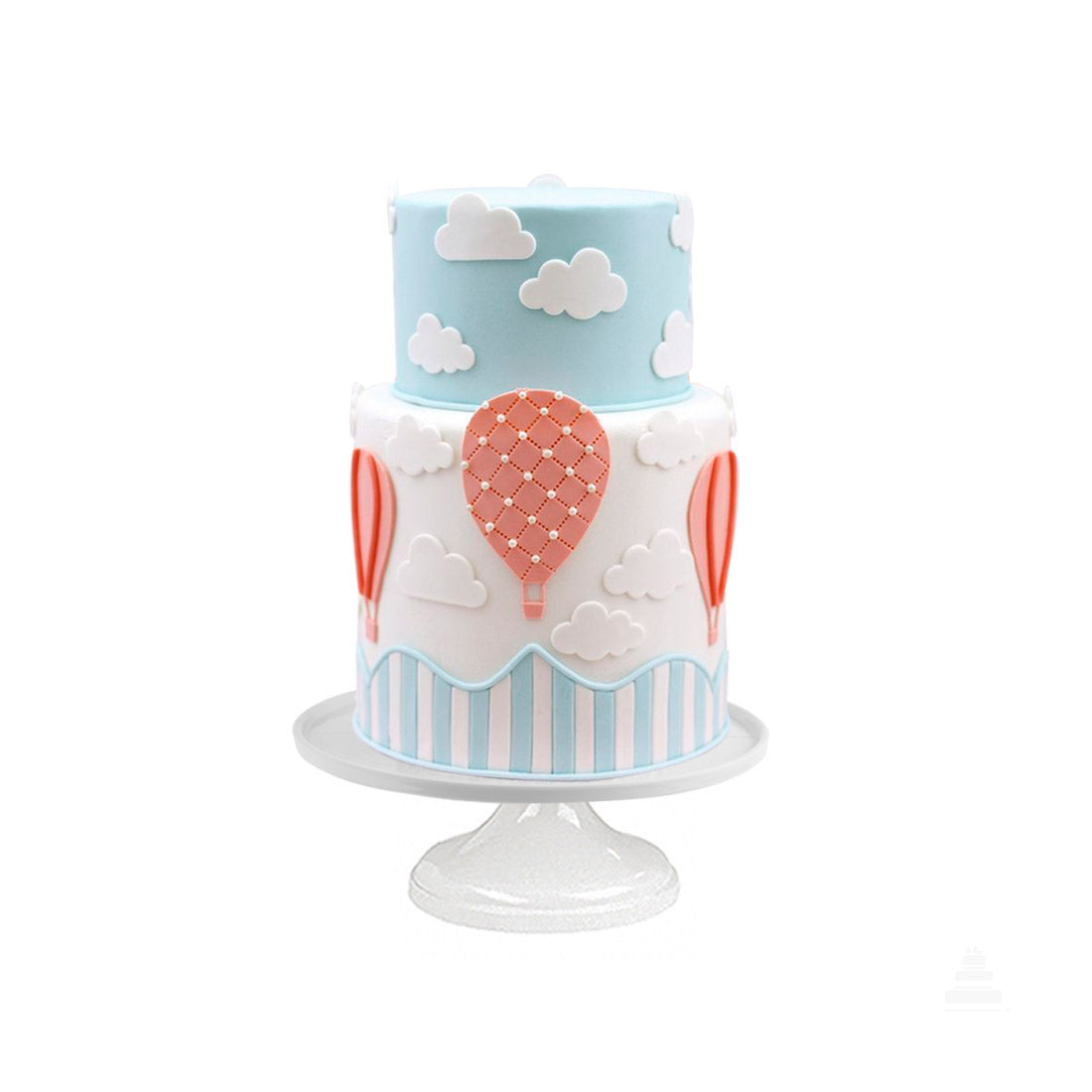 Sky Balloon, pastel para primer año de bebé de globitos – L Autrichienne