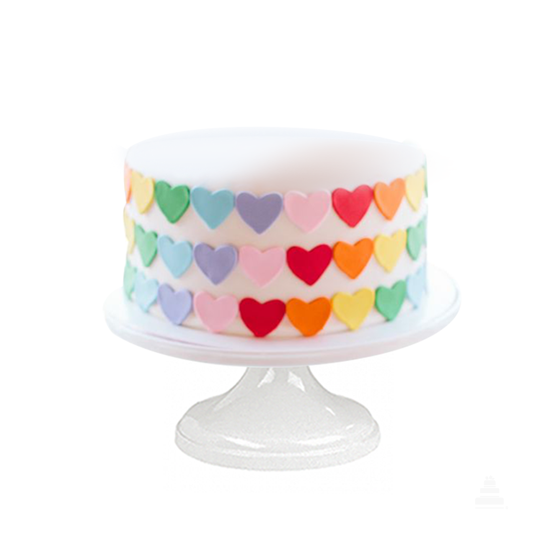 Color Heart Cake – L Autrichienne
