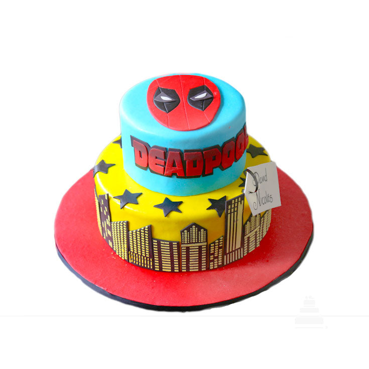 Deadpool City, pastel decorado de fondant – L Autrichienne