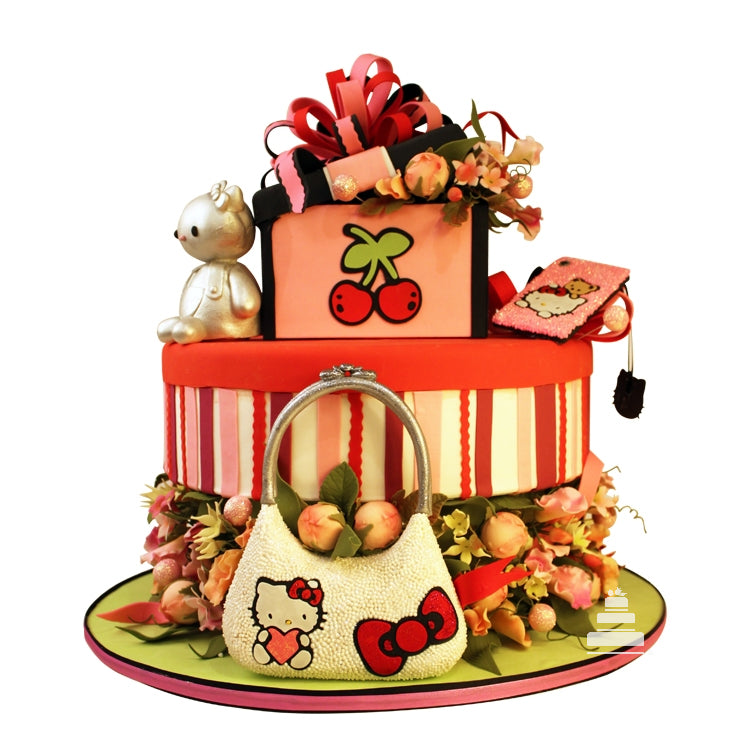Hello Kitty, pastel con decorado increíble – L Autrichienne