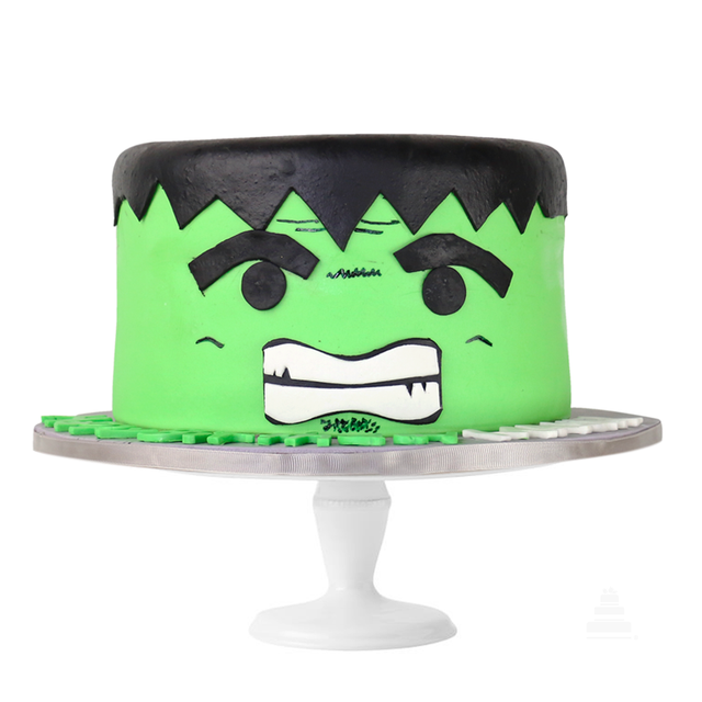 Hulk Cake, pastel decorado de fondant – L Autrichienne
