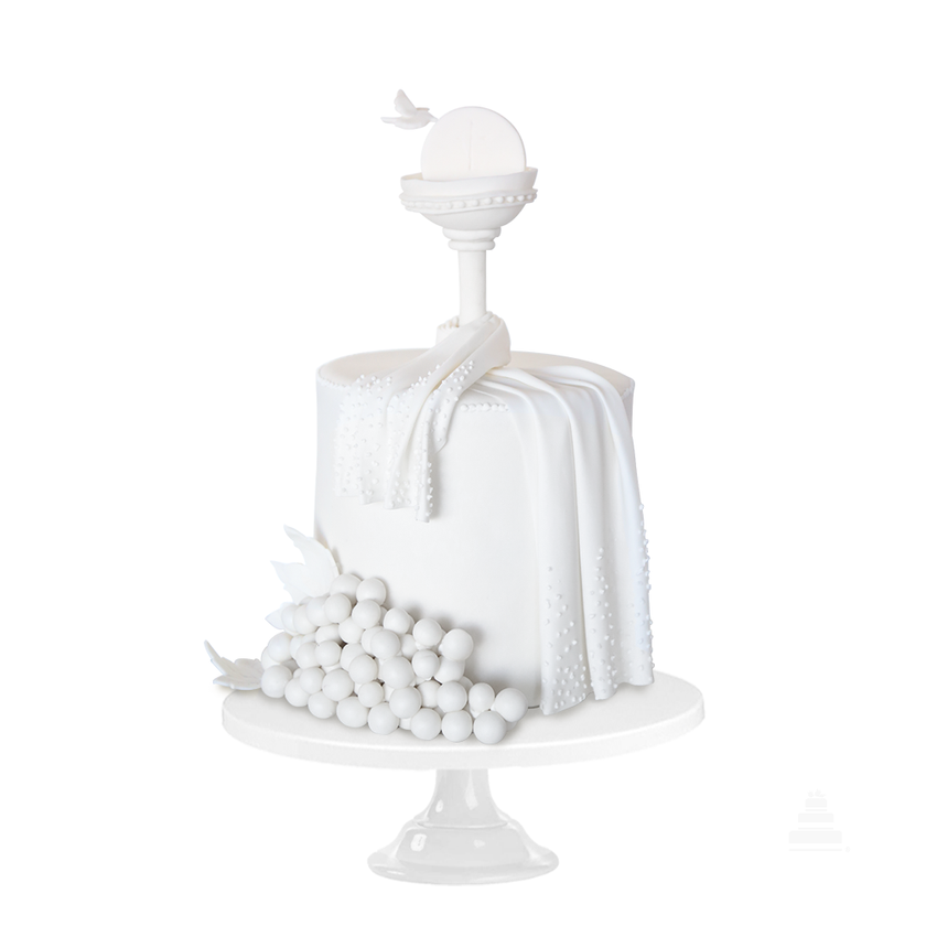 My First Communion, pastel blanco para primera comunión o bautizo – L ...